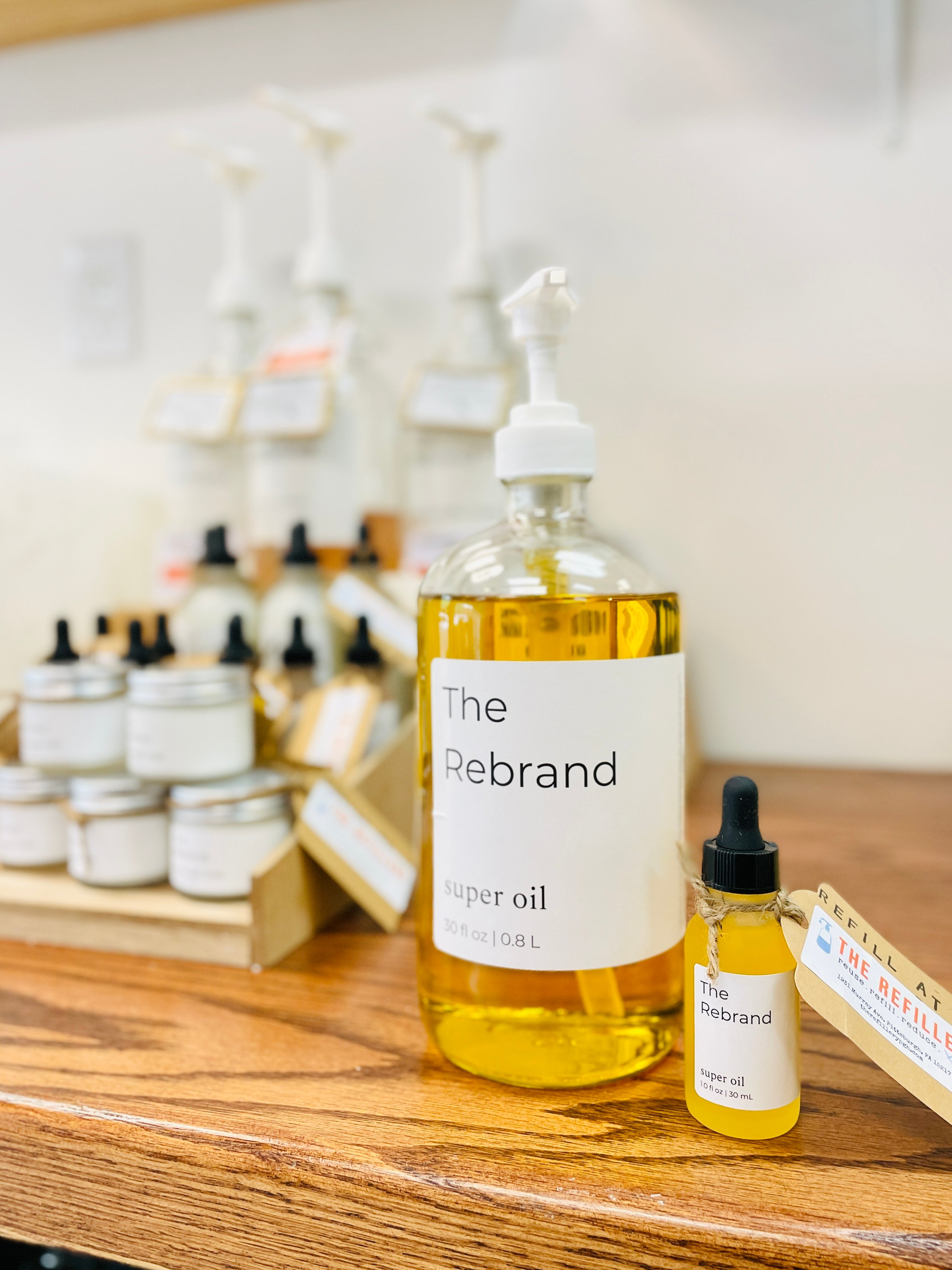 Rebrand, Super Oil | The Refillery Pgh